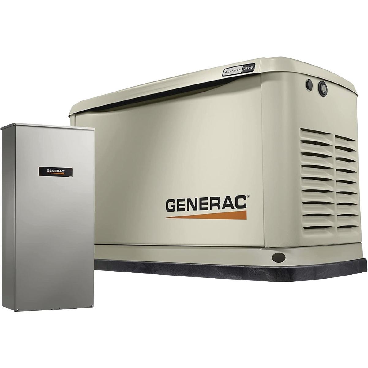 Generac Guardian WiFi 19,500W Natural Gas/22,000W LP Home Standby ...