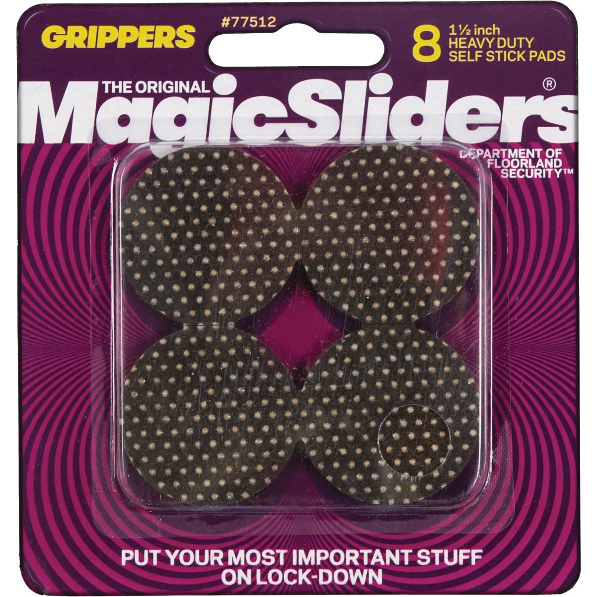 Magic Sliders 1-1/2 In. Heavy Duty Gripper Pad (8-Pack) | Sheraton Mall