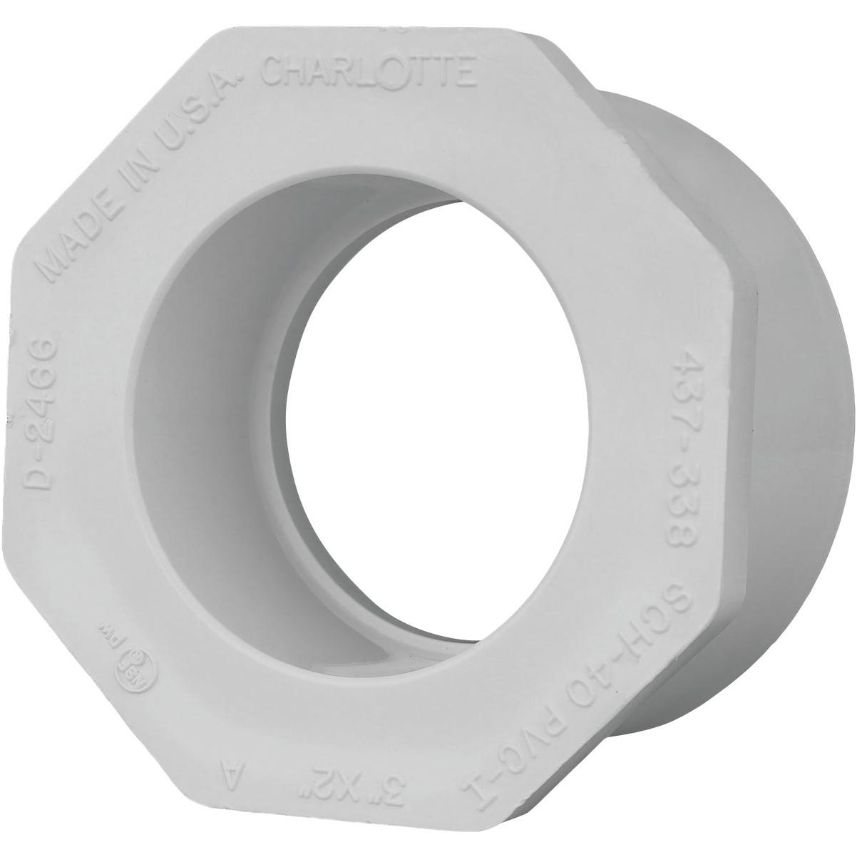 Charlotte Pipe 3 In. SPG x 2 In. Slip Schedule 40 PVC Bushing | Do it ...