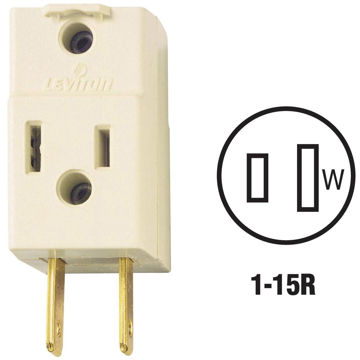 leviton gray-grounding-cube-tap-outlet-adapter-078477000052 Near Me ...