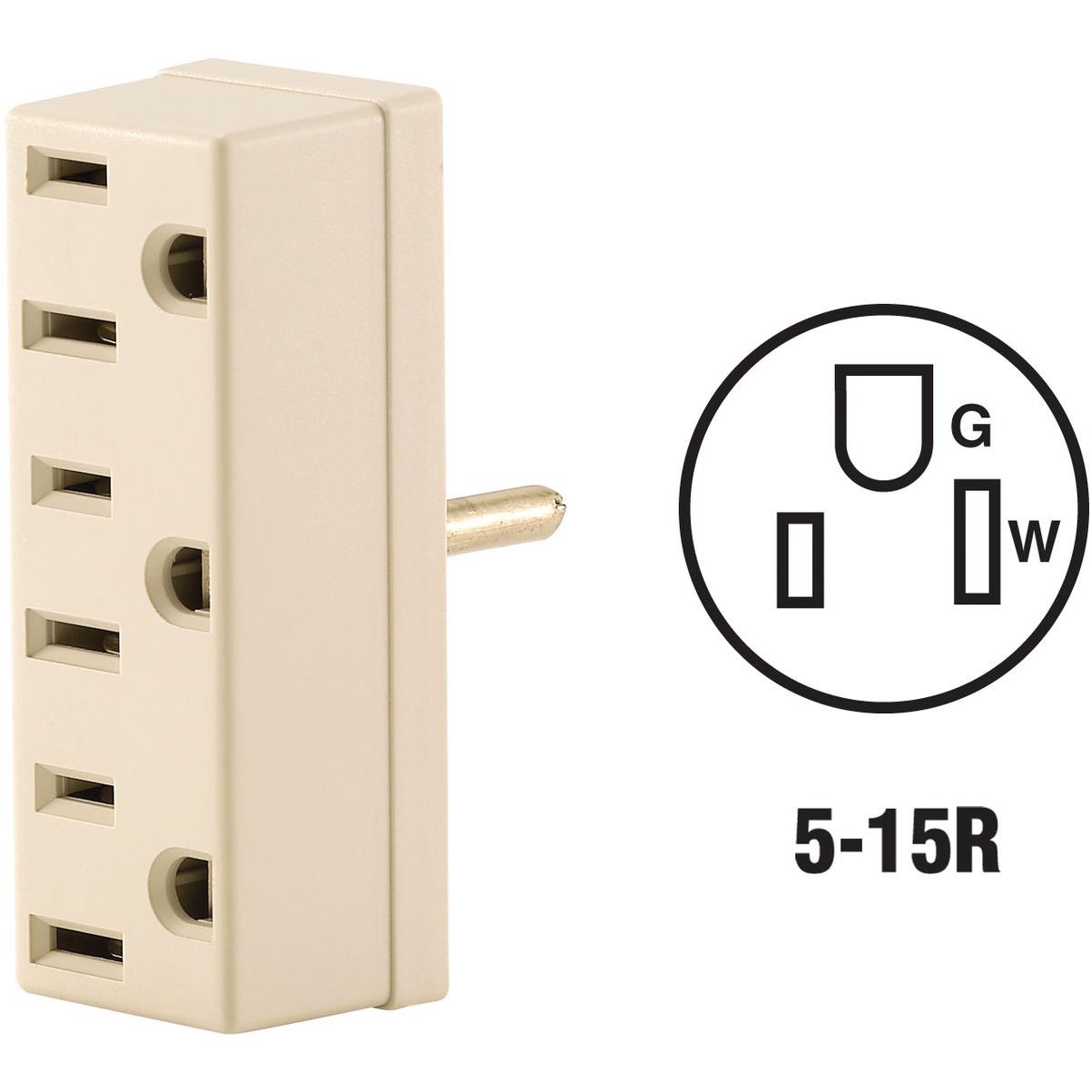 leviton gray-grounding-cube-tap-outlet-adapter-078477000052 Near Me ...