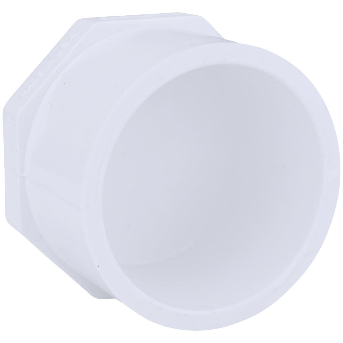 CHARLOTTE PIPE Charlotte Pipe Schedule 40 2 in. Spigot PVC Spigot Plug ...