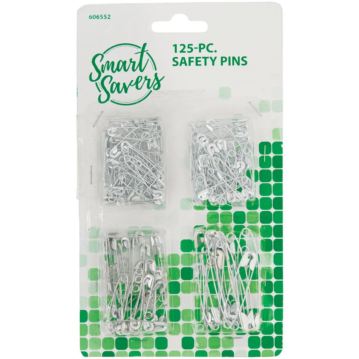Smart Savers Assorted Size Safety Pins (125-Pack) | Sheraton Mall