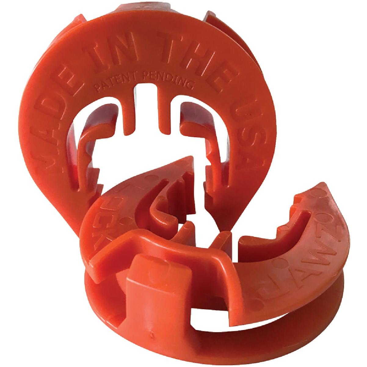 LockJawz Corner & In-Line Orange HDPE T-Post Electric Fence Insulator ...