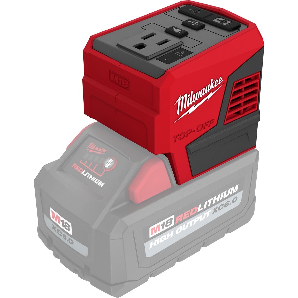 Milwaukee M18 18V Lithium-Ion TOP-OFF 175W Power Source | Do it Best ...