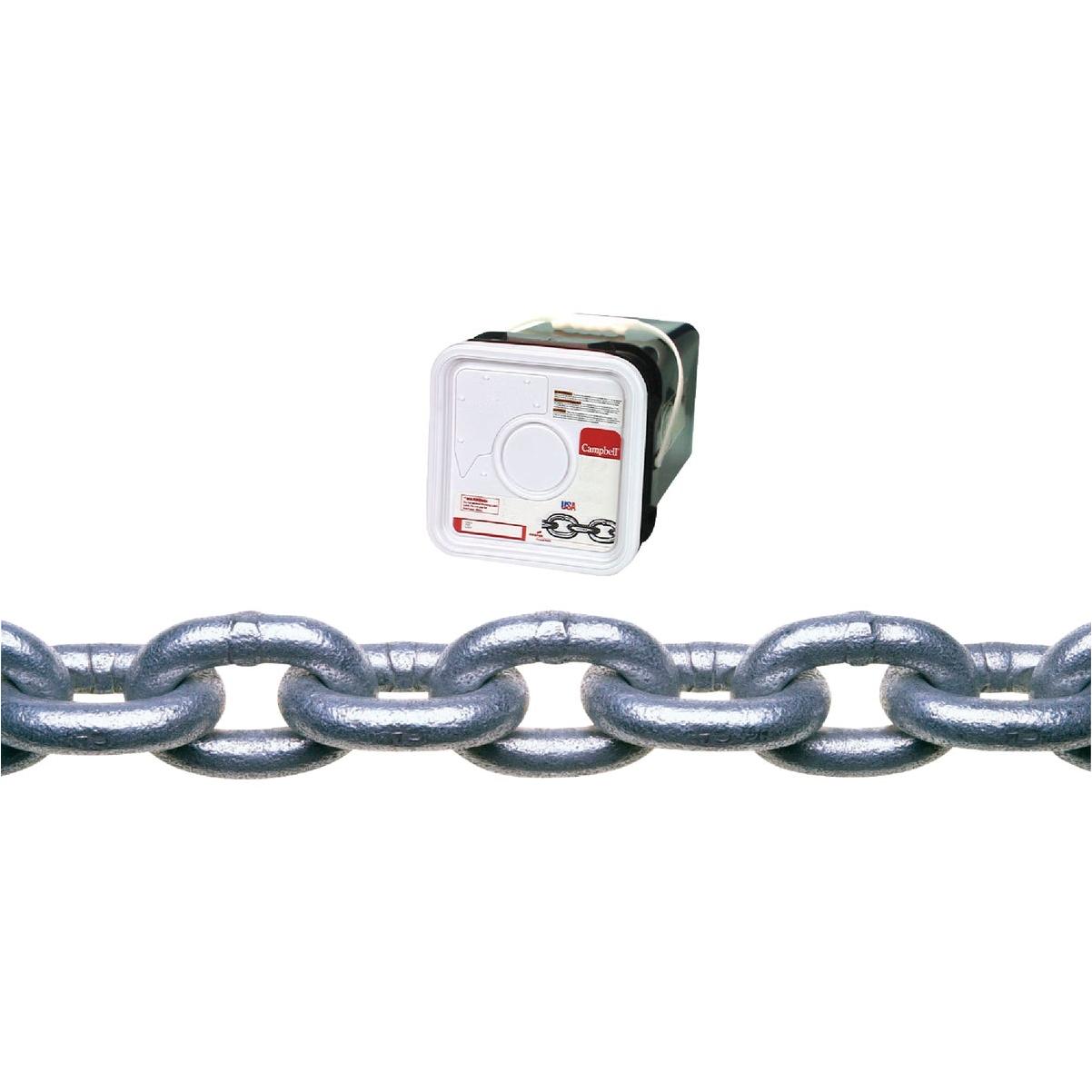 1/4 Inch X 141 Feet Galvanized Proof Chain - Heavy Duty G30 Coil Chain ...