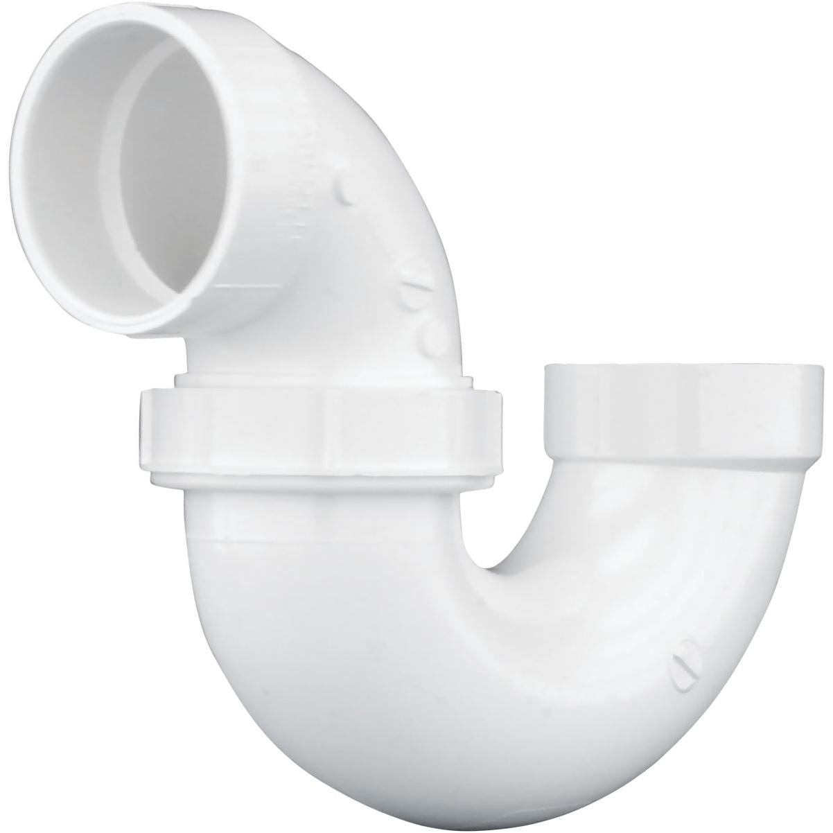 Charlotte Pipe 2 In. White PVC P-Trap with Union | Do it Best Barbados