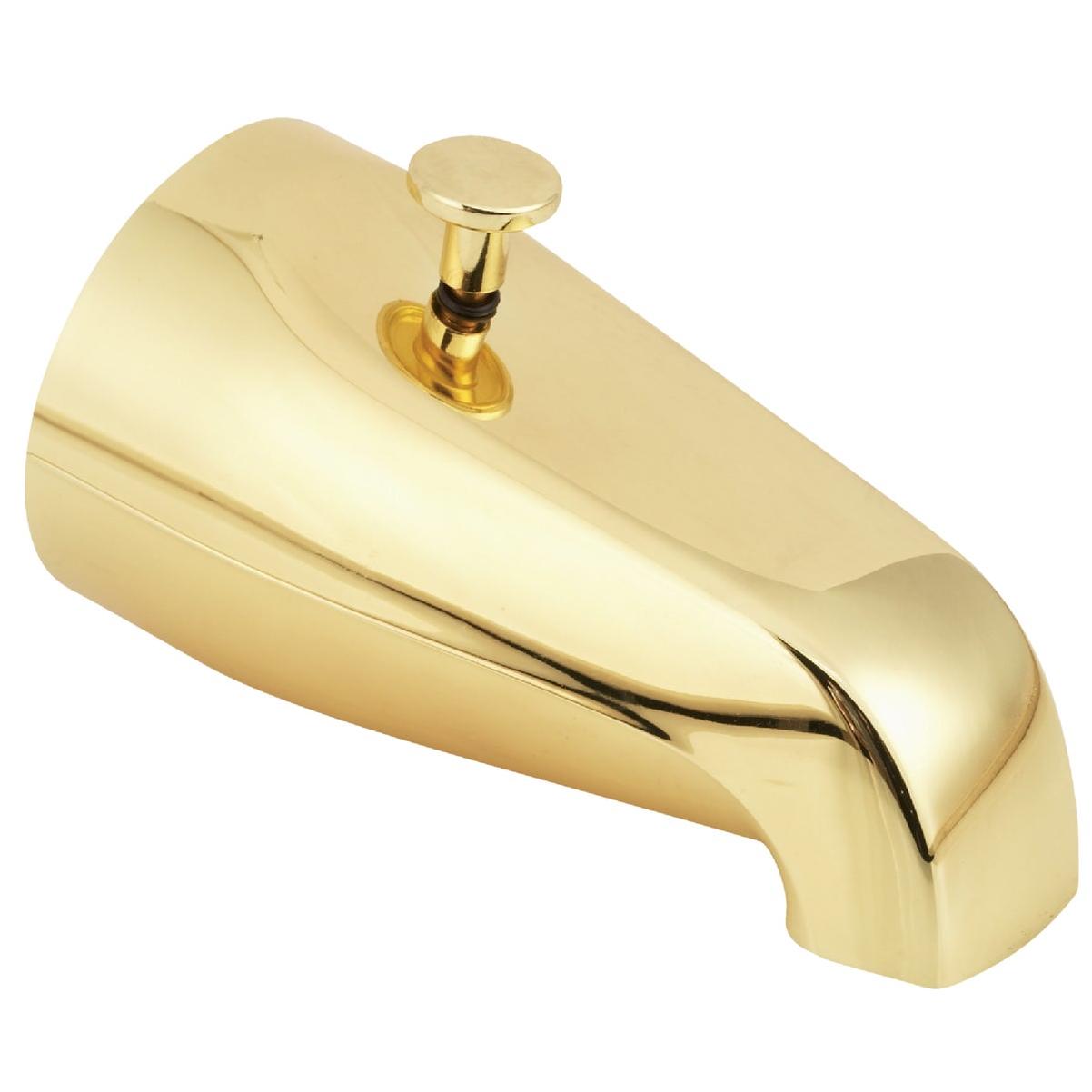 Do it 5-1/2 In. Polished Brass Bathtub Spout with Diverter | Sheraton Mall