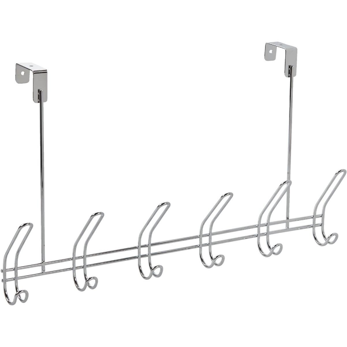 Idesign Classico Over The Door Chrome 6 Hook Rail Sheraton Mall
