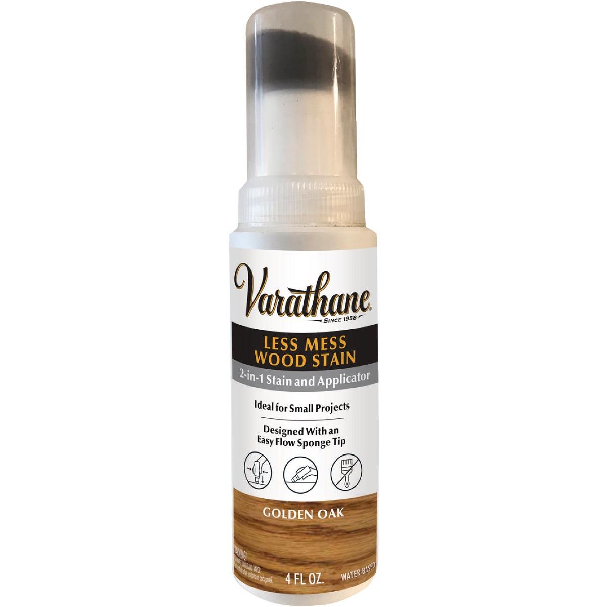 Varathane Less Mess Golden Oak Water-Based Interior Wood Stain, 4 Oz ...