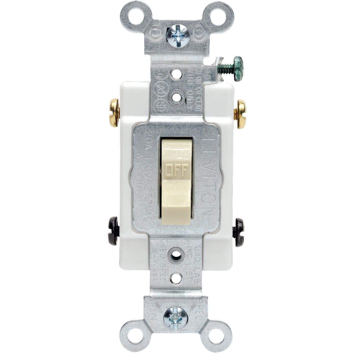 Leviton Product Catalog Leviton Toggle Ivory 20A Grounded Quiet Double