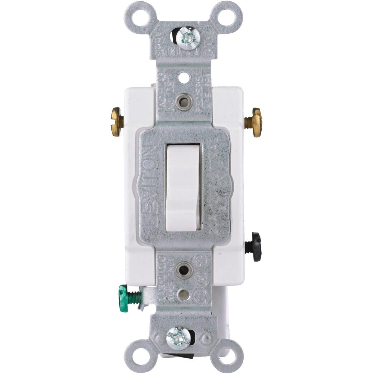 Leviton Toggle White 20A Grounding Quiet 3-Way Switch | Do it Best Barbados