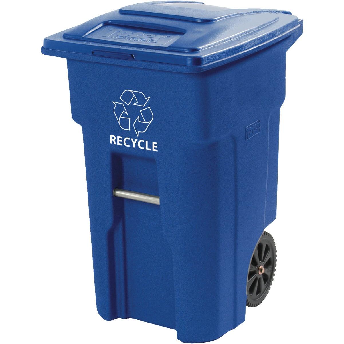 Toter 32 Gal. Recycling Trash Can with Lid | Do it Best Barbados