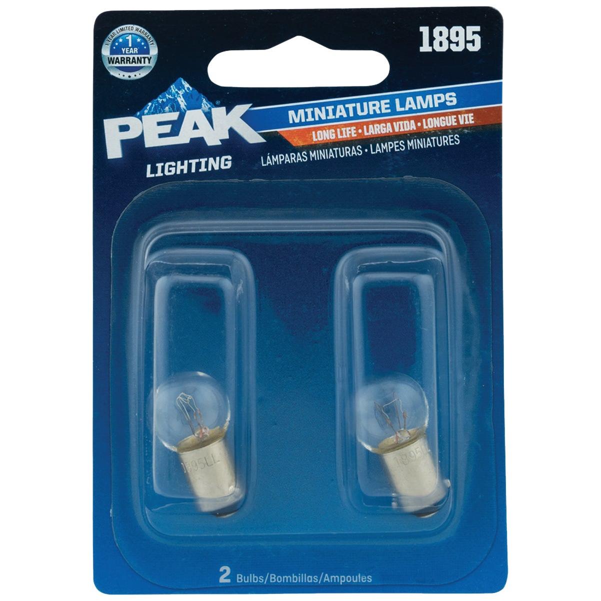 HARDWARE INTER PEAK 1895 14V Mini Incandescent Automotive Bulb (2-Pack ...