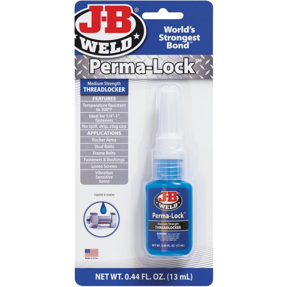 J-B Weld Perma-Lock 0.44 Oz. Blue Threadlocker | Sheraton Mall