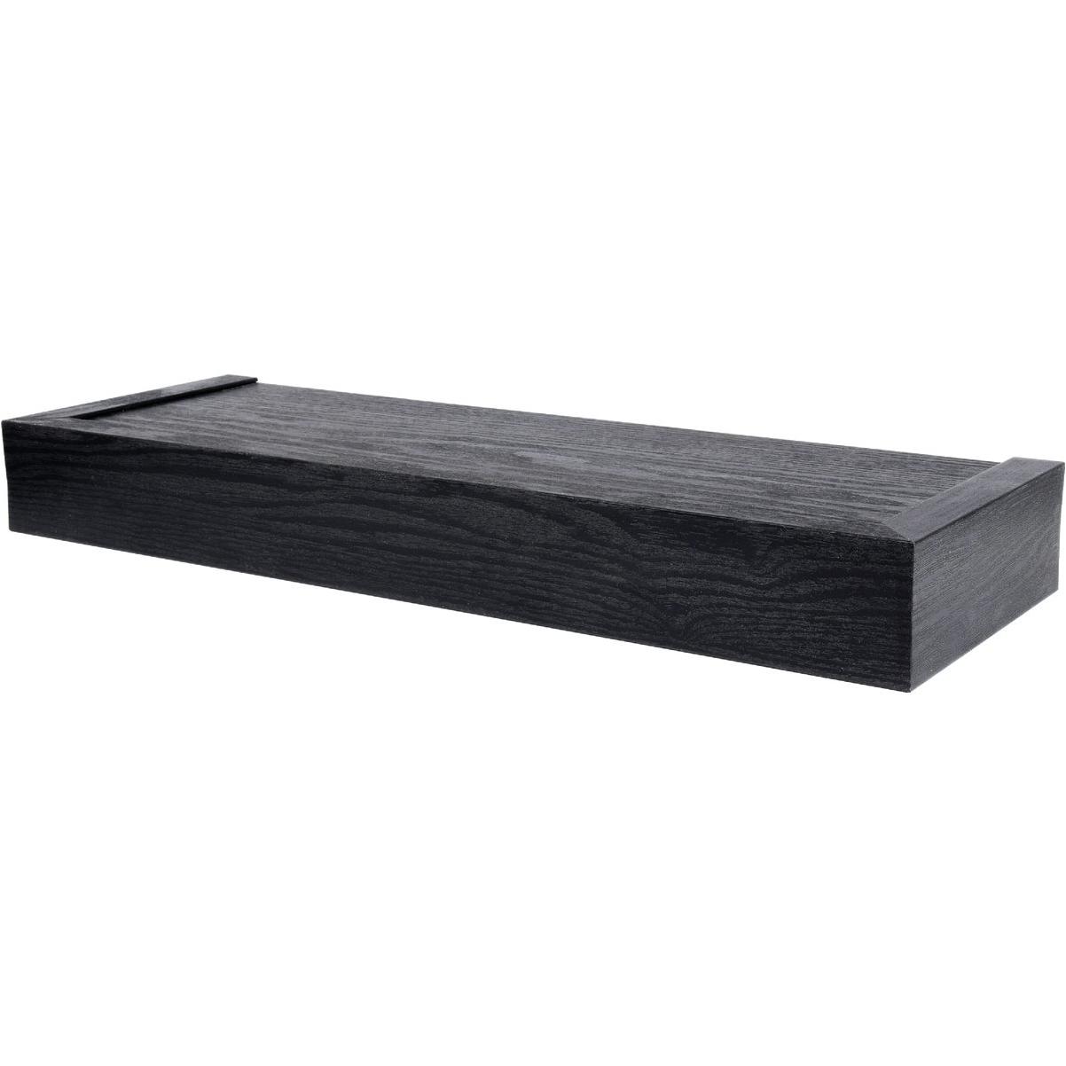 Hillman High and Mighty 18 In. Black Floating Shelf | Sheraton Mall