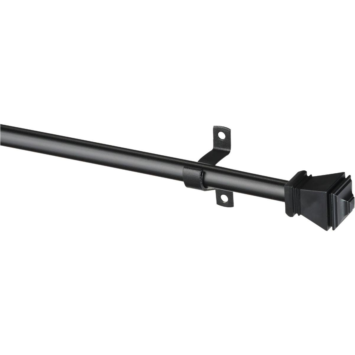 Kenney Amelia 48 In. To 84 In. 7/16 In. Black Standard Cafe Rod ...