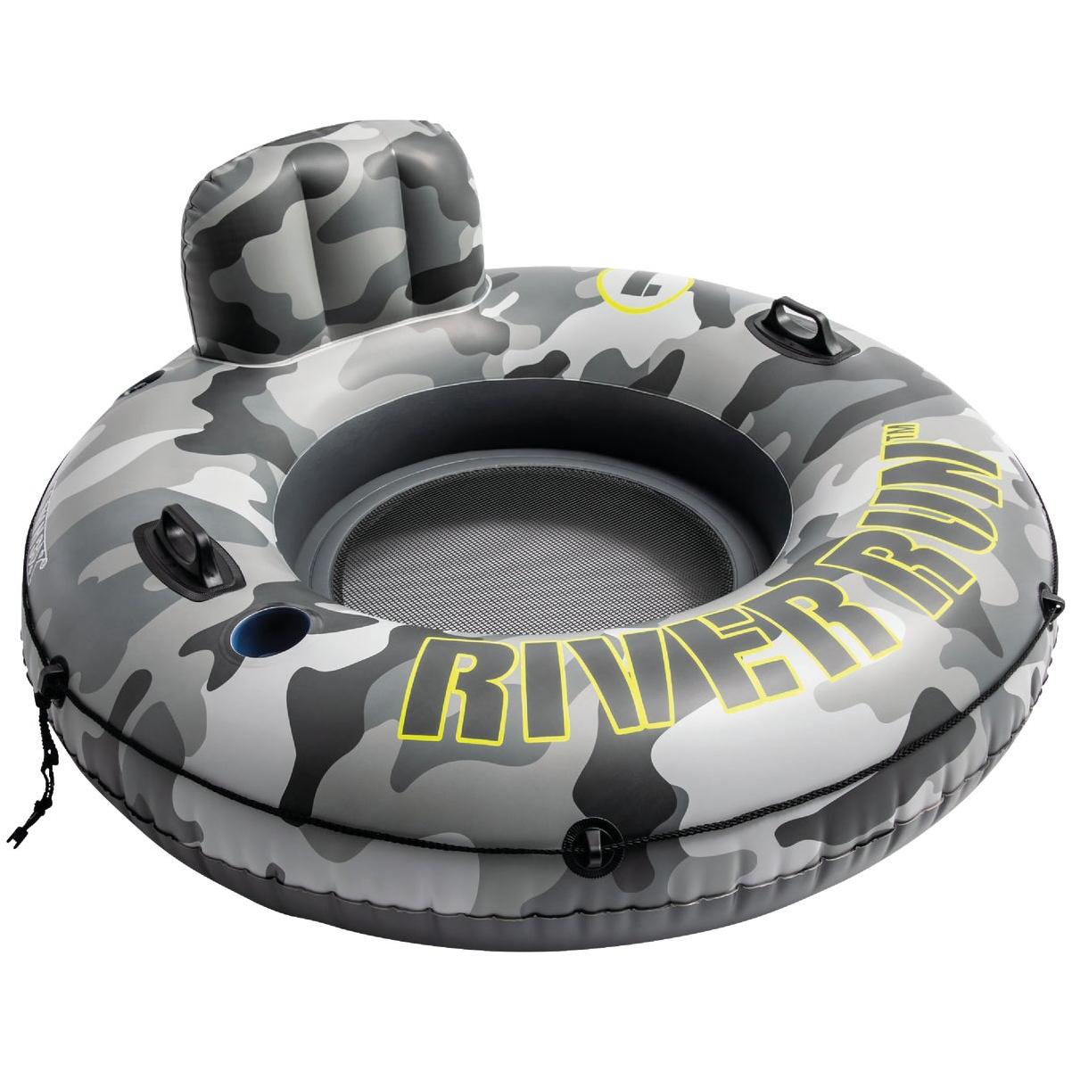 Intex River Run 53 In. Dia. Tube Float, Gray & Black Camo | Sheraton Mall