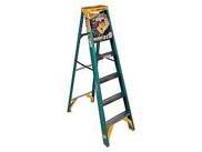 Werner 5906 6' Fiberglass Step Ladder with Yellow Top 22lb. Load ...