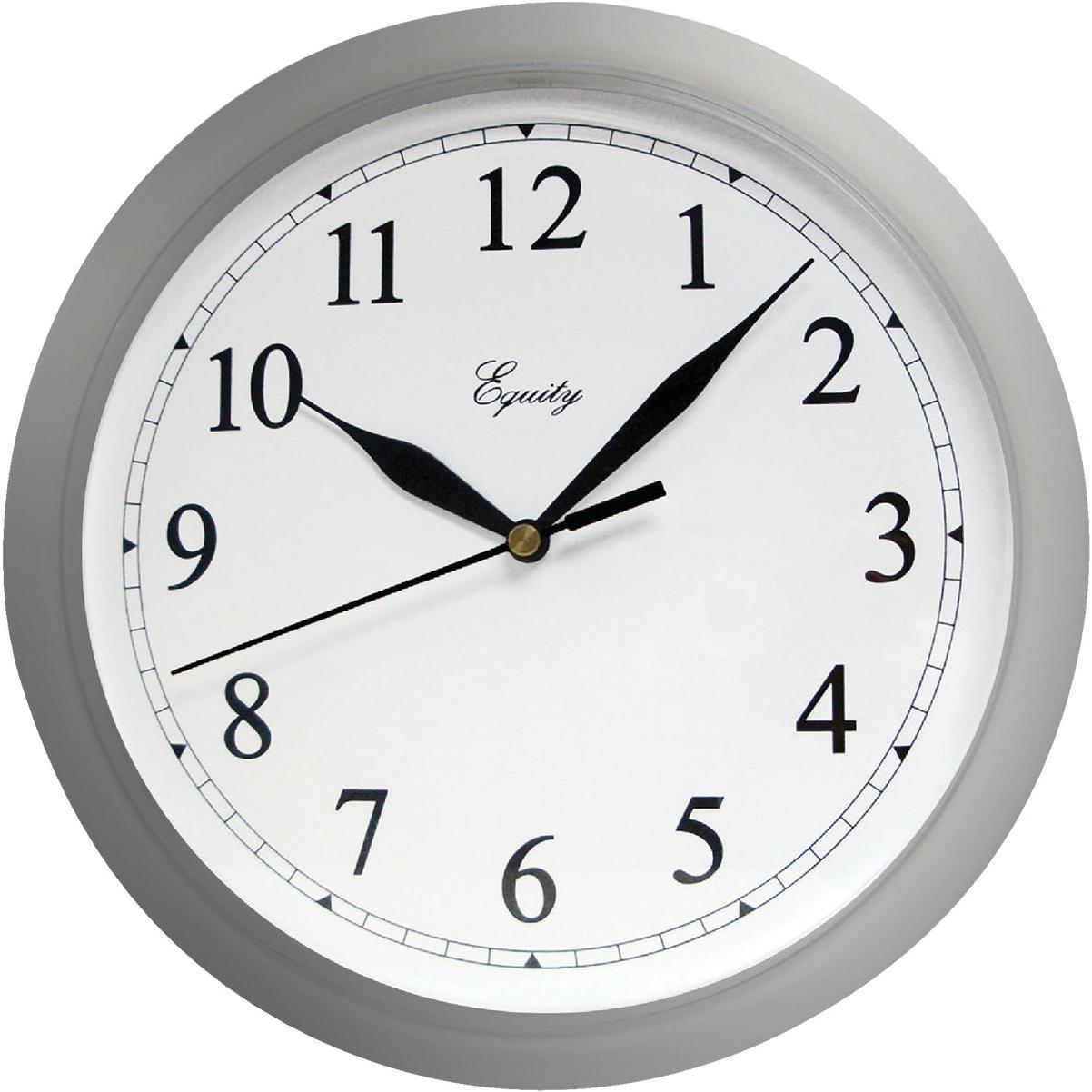 La Crosse Technology Equity Silver Quartz Wall Clock | Sheraton Mall
