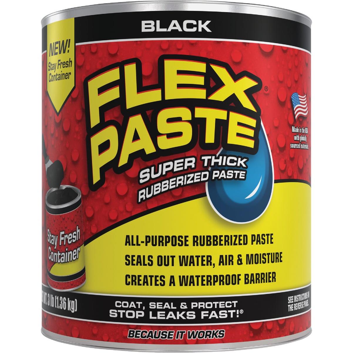 CHAMPANE'S BEE COMPANY Flex Paste 3 Lb. Rubber Sealant, Black ...