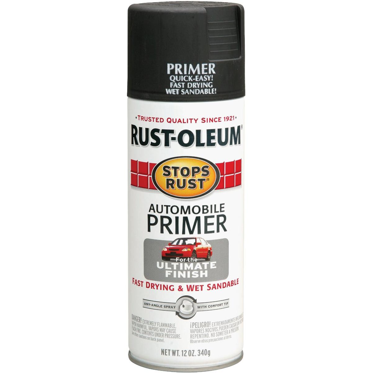 Rust-Oleum Stops Rust Dark Gray 12 Oz. Spray Automotive Paint Primer ...