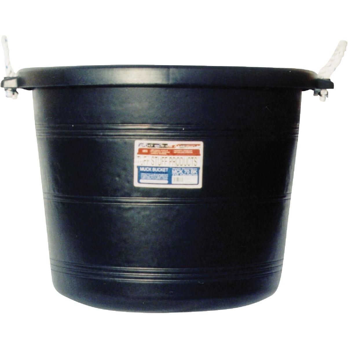 Tuff Stuff 70 Qt. Black Muck Bucket | Sheraton Mall