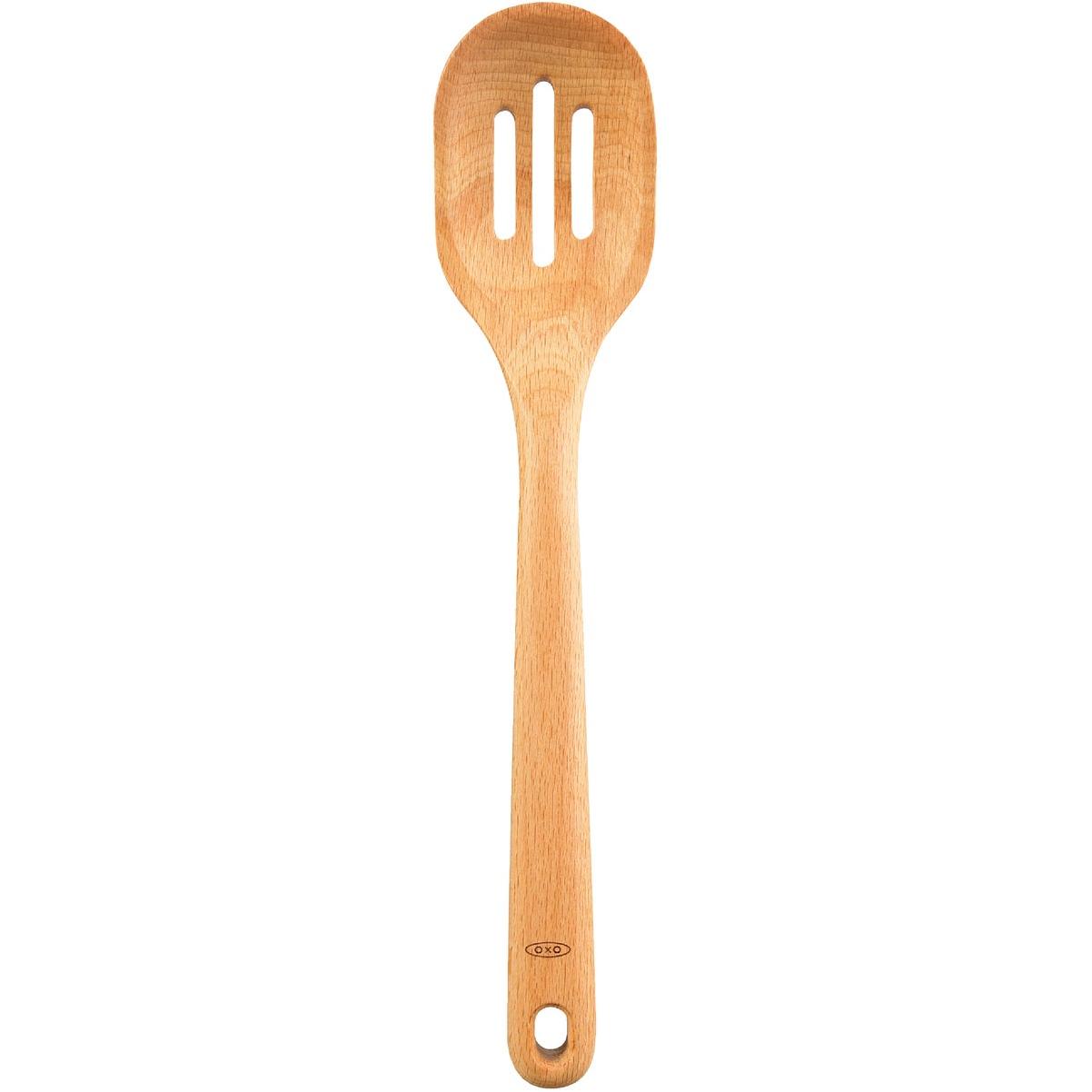 OXO Good Grips 14 In. Wooden Slotted Spoon | Do it Best Barbados