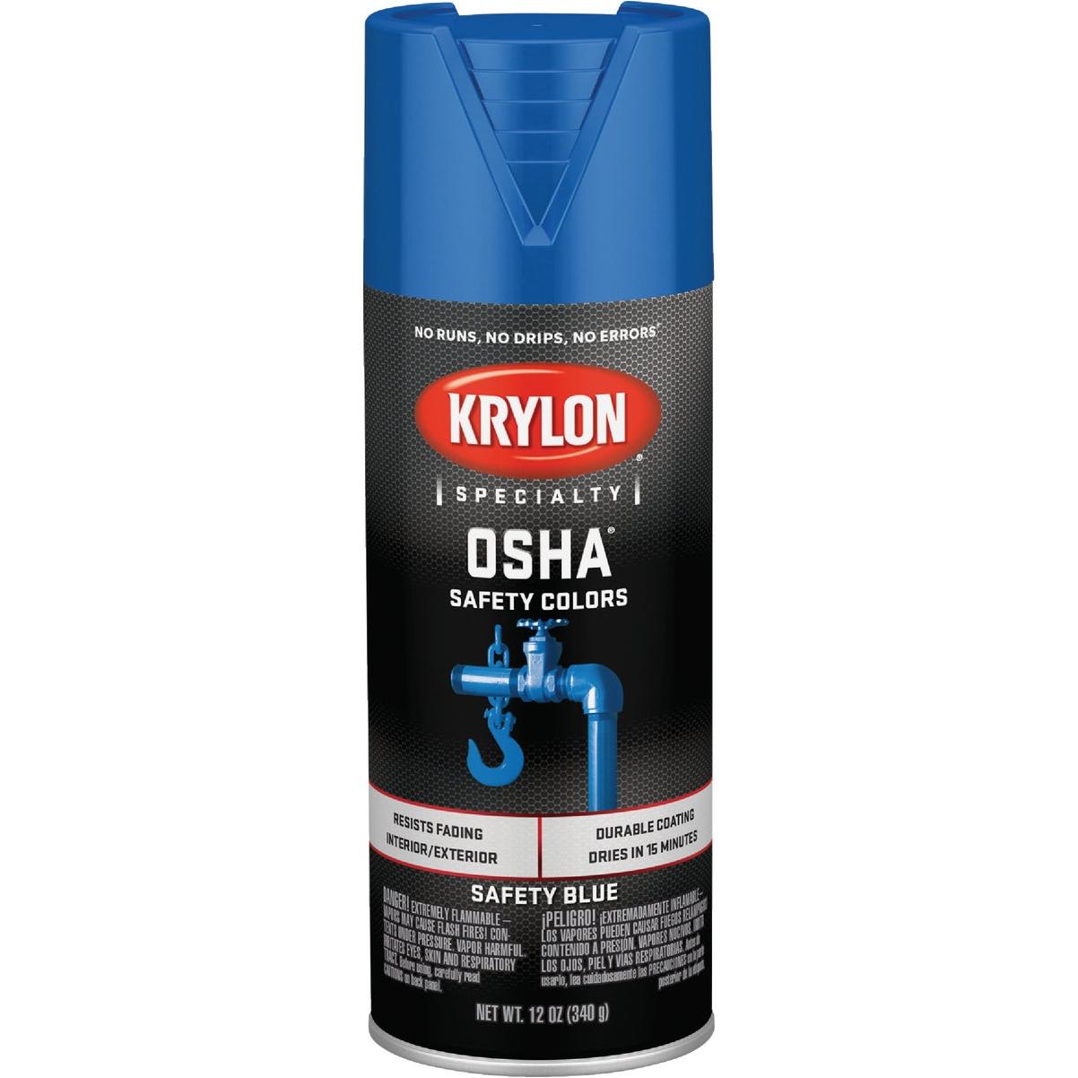 Krylon OSHA 12 Oz. Gloss Spray Paint, Safety Blue | Sheraton Mall