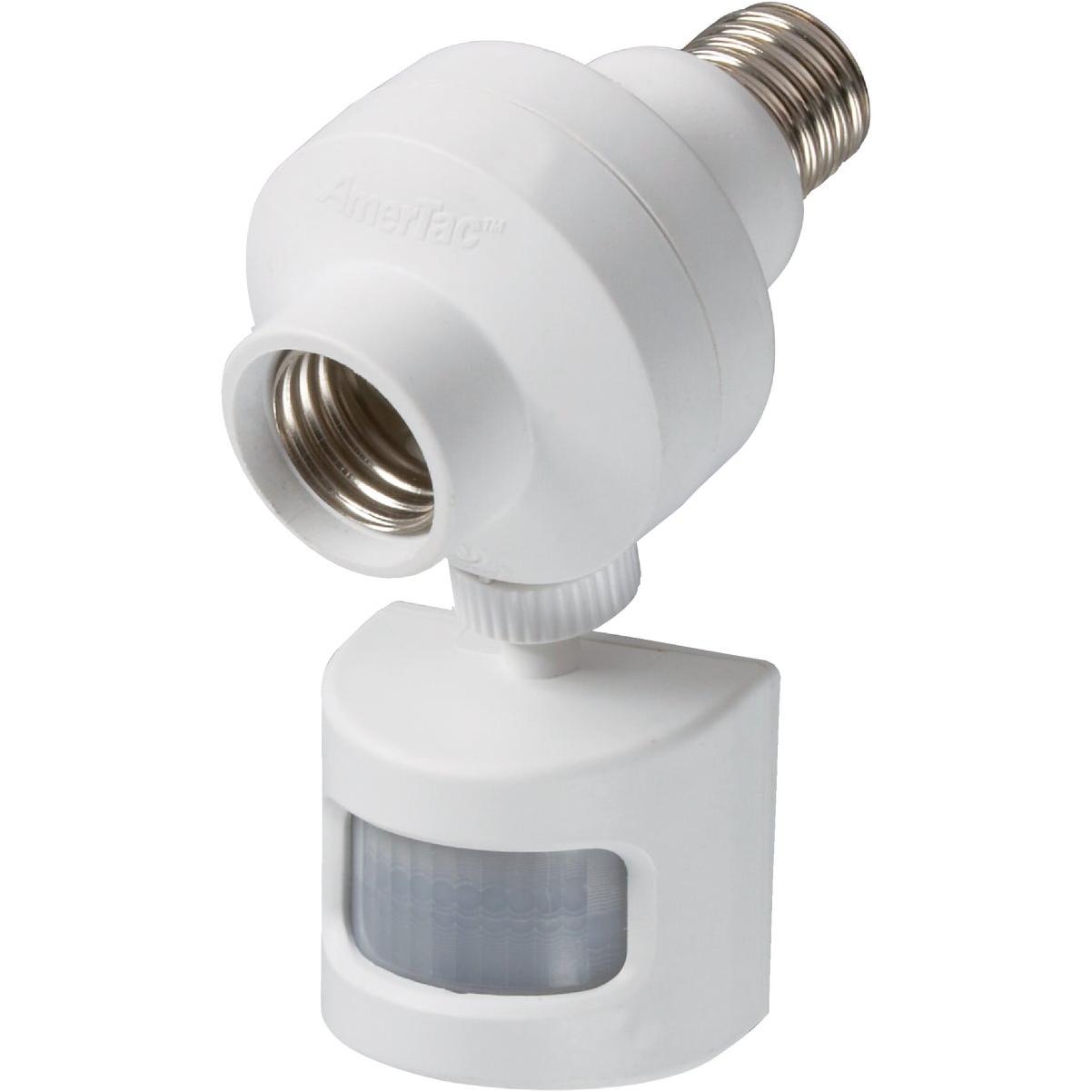 HARDWARE INTER Westek 180 Deg 30 Yd. Range White Motion Sensing Adapter ...