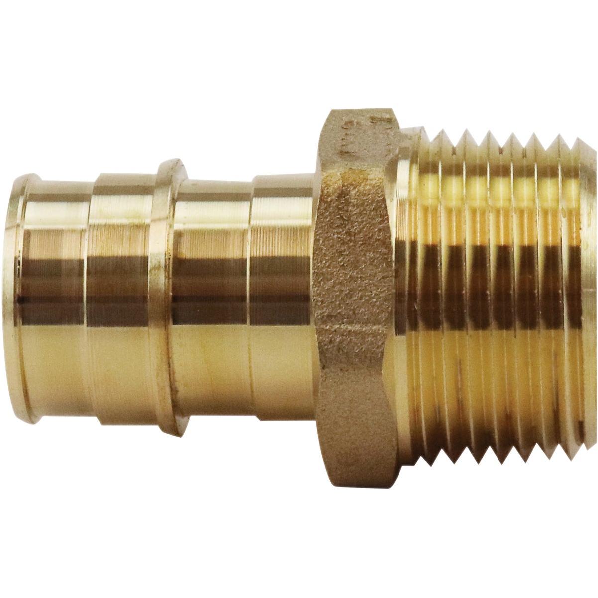 Apollo Retail 3/4 In. Brass Barb x 3/4 In. MNPT Male PEX-A Adapter | Do ...