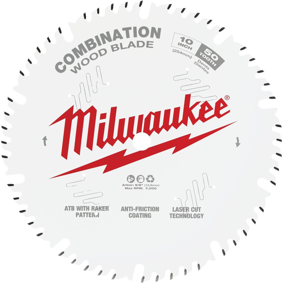 Milwaukee 10 In. 50-Tooth Combination Circular Saw Blade | Do it Best ...