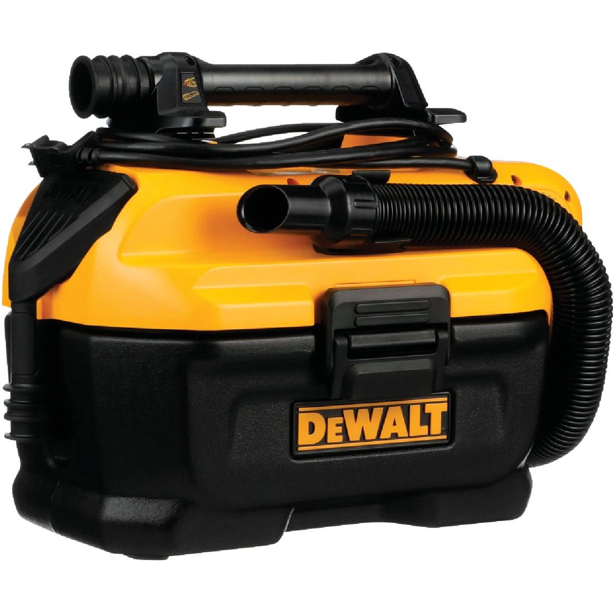 DeWalt DEWALT 20 Volt MAX 2 Gal. 1.85-Peak HP Corded/Cordless Wet/Dry ... DeWalt DEWALT 20 Volt MAX 2 Gal. 1.85-Peak HP Corded/Cordless Wet/Dry ...
