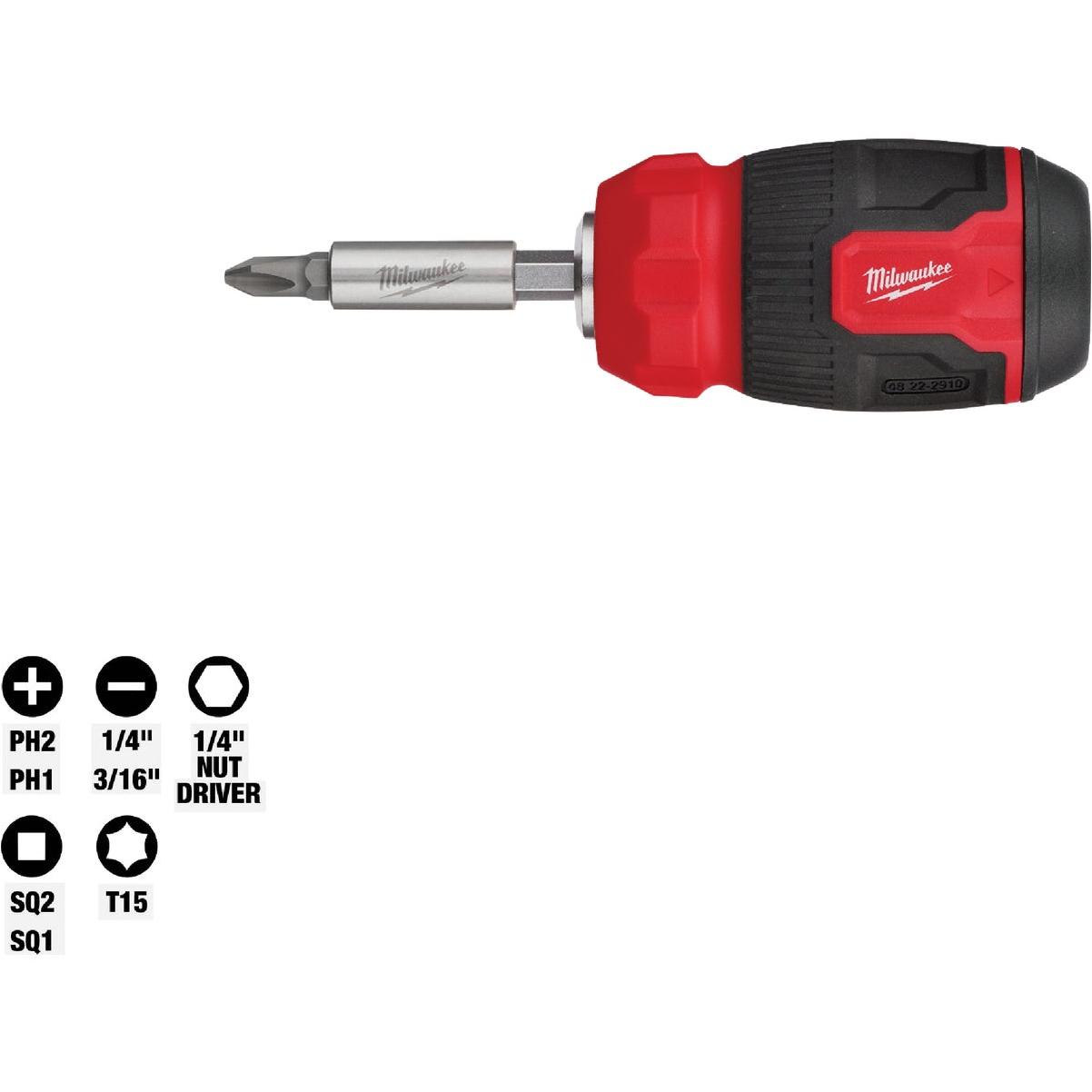 Milwaukee 8-in-1 Compact Multi-Bit Screwdriver | Do it Best Barbados