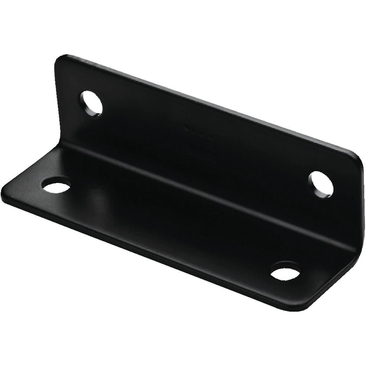 National Hardware 1.6 In. x 5 In. Black Heavy Duty Wide Corner Brace ...