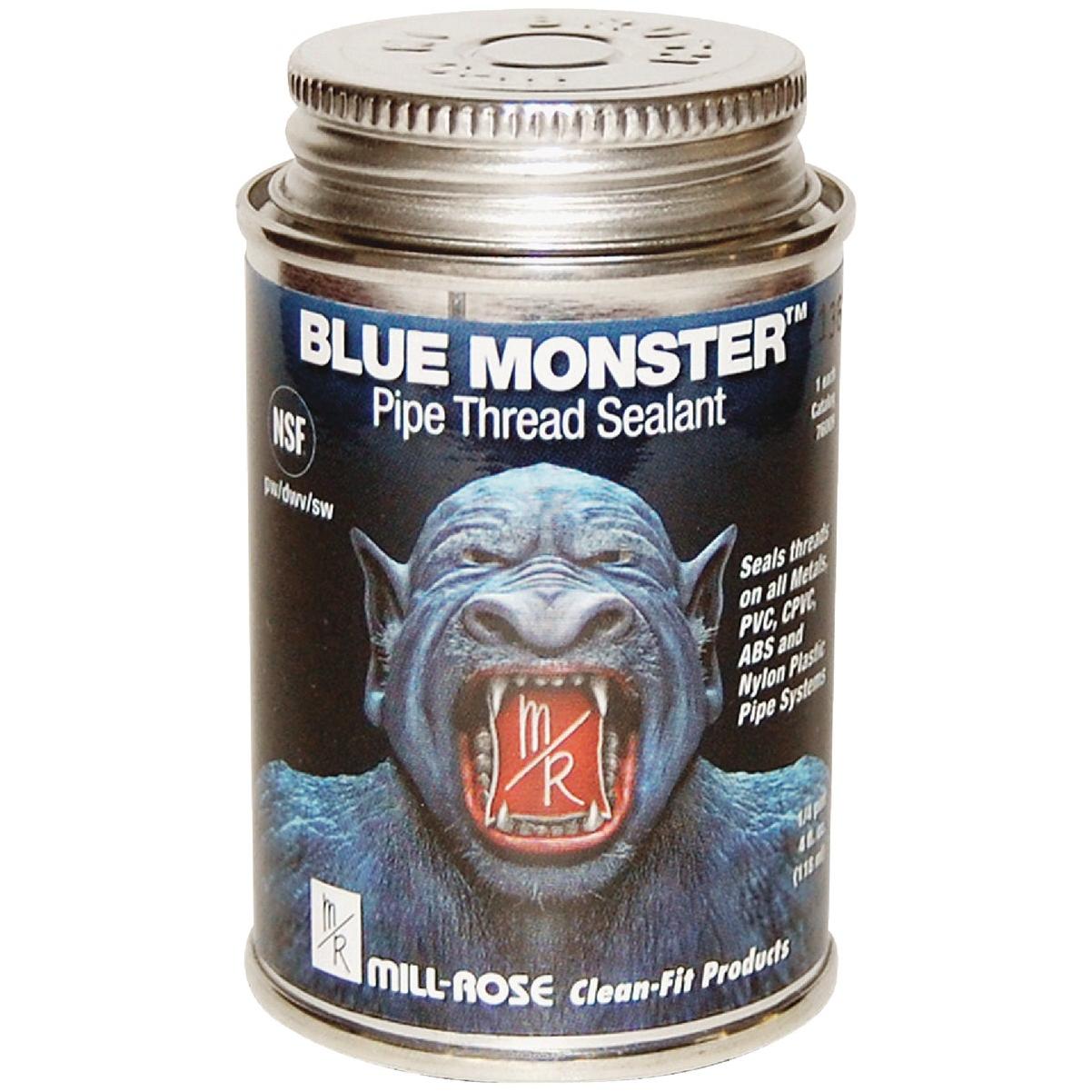 BLUE MONSTER 1/4 Pt. White Industrial Grade Pipe Thread Compound | Do ...
