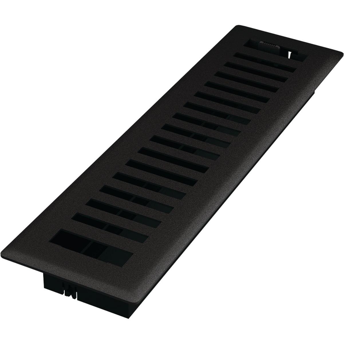 Imperial Montezuma 2-1/4 In. x 12 In. Black Iron Steel Floor Register ...