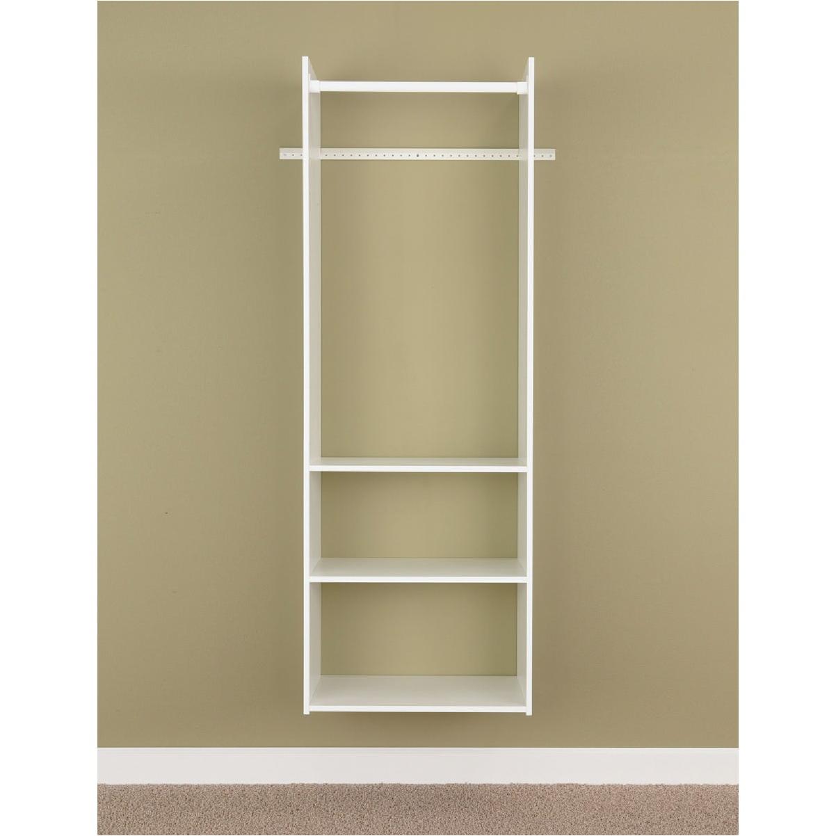 Easy Track Hanging Tower Wall-Mounted Shelving Unit, White | Do it Best ...