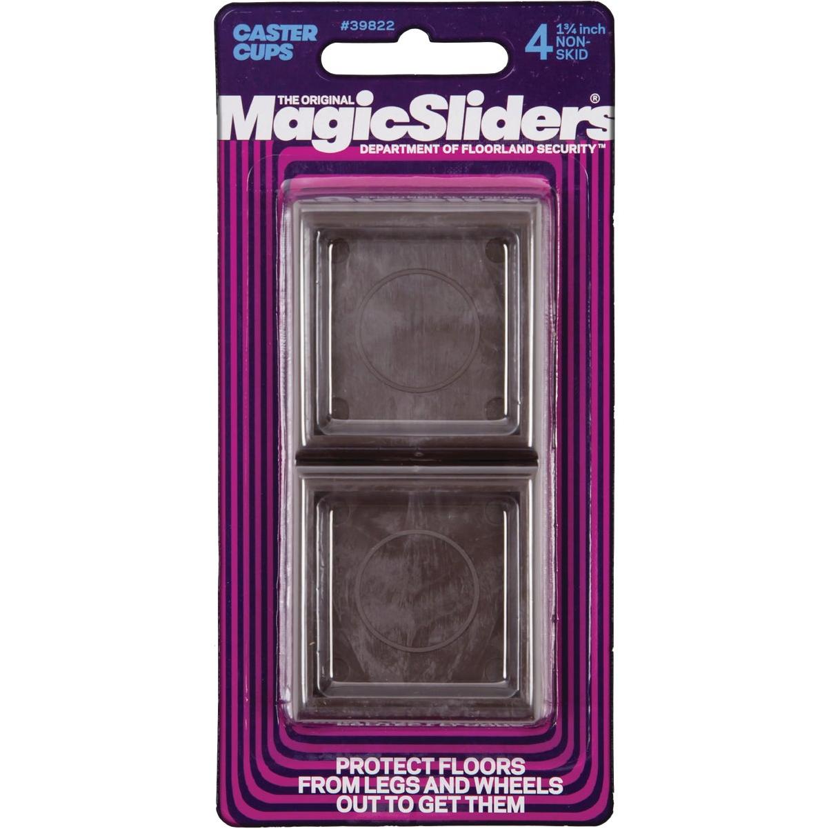 Magic Sliders 1-3/4 In. Square Non-Skid Furniture Leg Cup (4-Pack ...