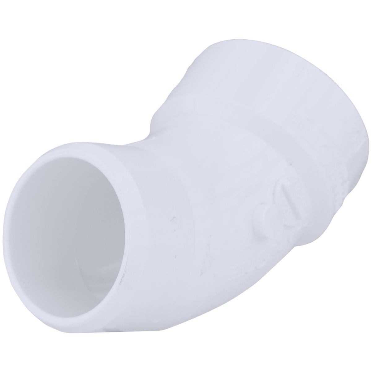 Charlotte Pipe 1-1/4 In. Schedule 40 45 Deg. DWV PVC Street Elbow (1/8 ...