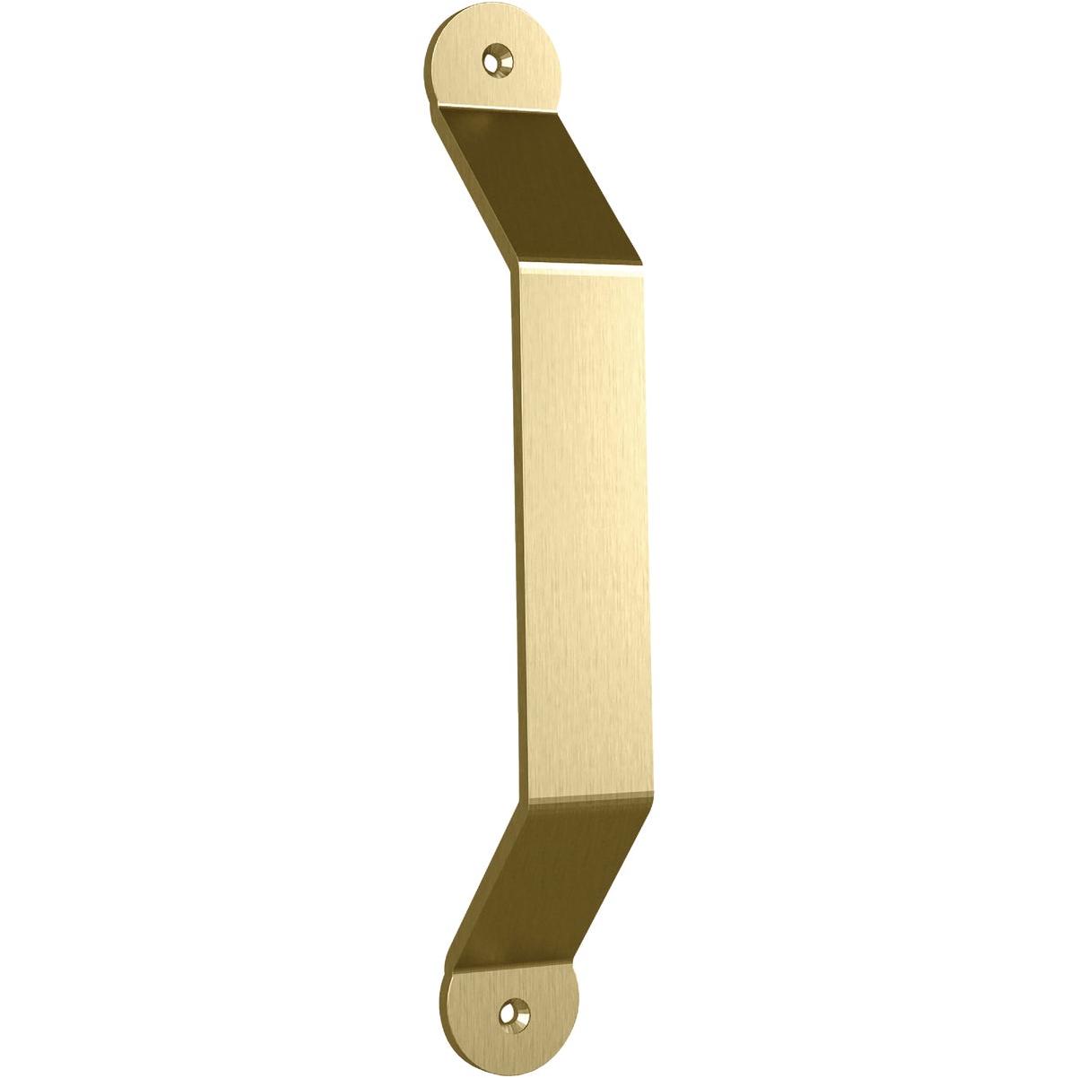 National V1000 10 In. Brushed Gold Charleston Interior Barn Door Pull ...