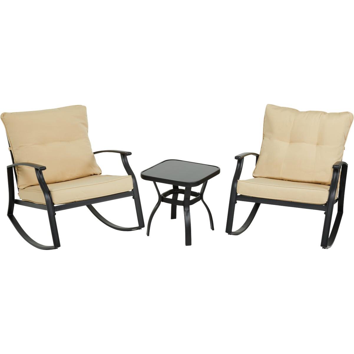 Leisure Classics Rhodes 3-Piece Rocking Chair Set | Do it Best Barbados