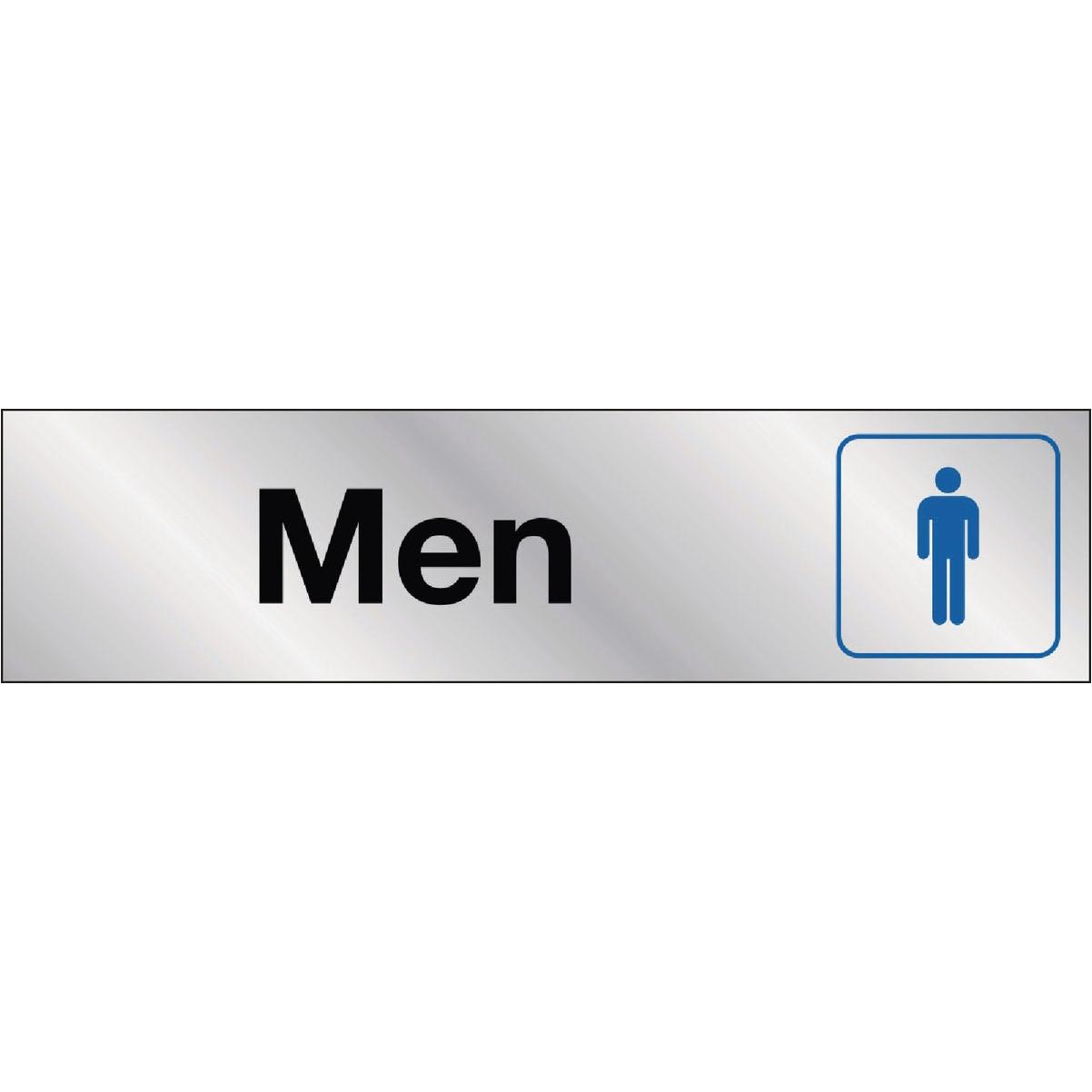 Hy-Ko 2x8 Men Restroom Sign | Elitsac, Inc.
