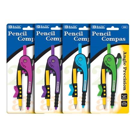 BAZIC PRODUCTS BAZIC Geometry Math Compass Set Inch Centimeter Drawing ...
