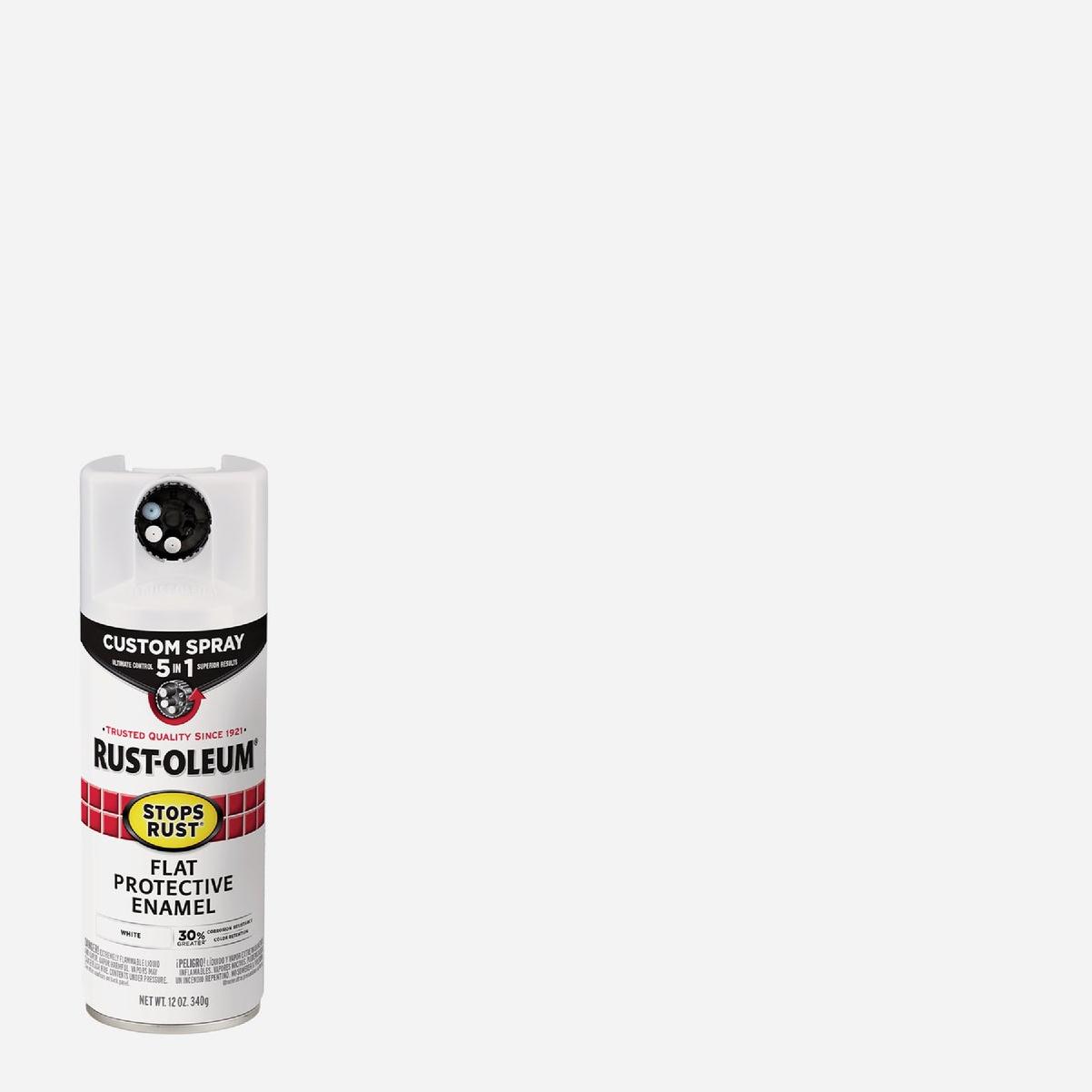 Rust-Oleum Stops Rust 12 Oz. Custom Spray 5 in 1 Flat Spray Paint ...