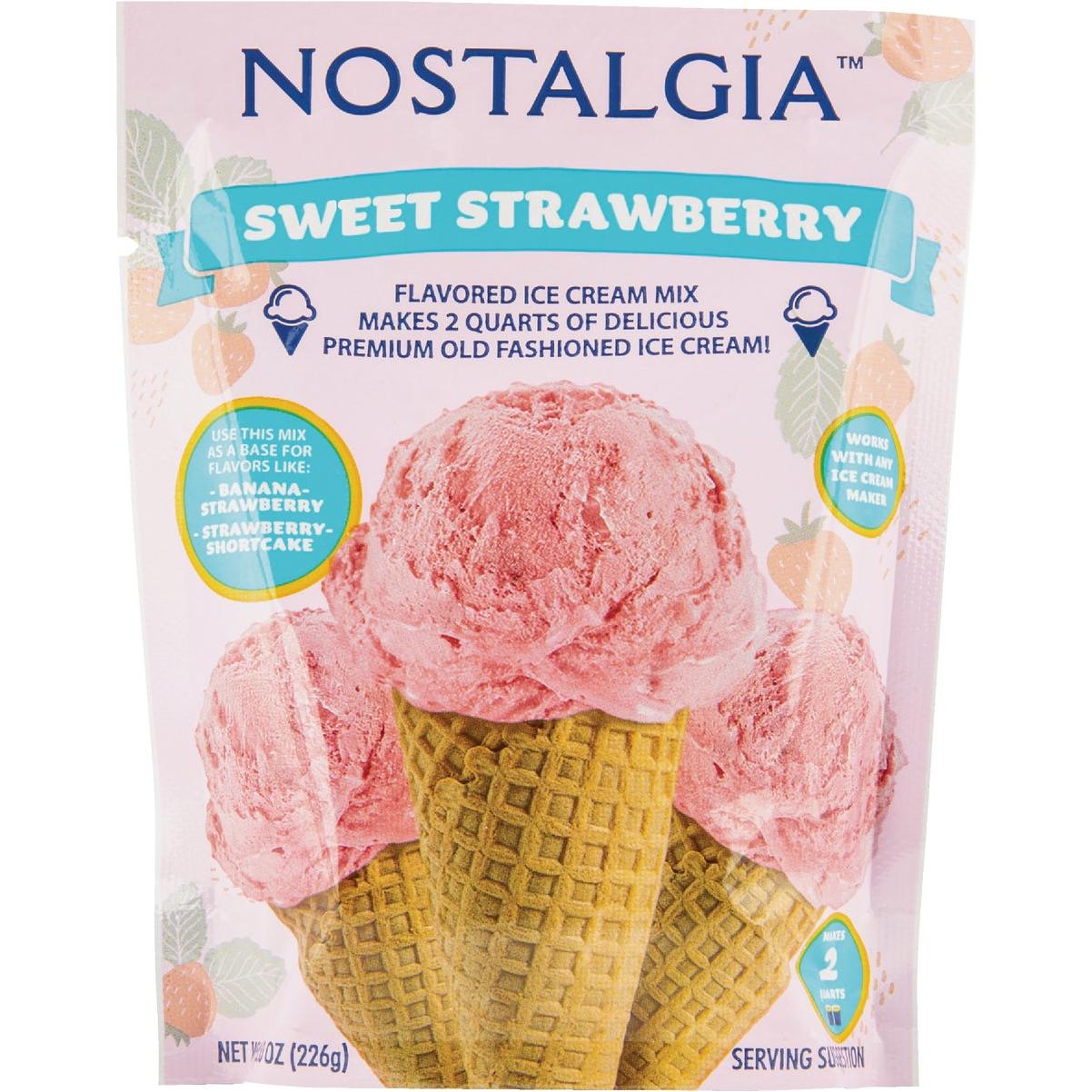 Nostalgia 8 Oz. Strawberry Individual Ice Cream Packet | Sheraton Mall