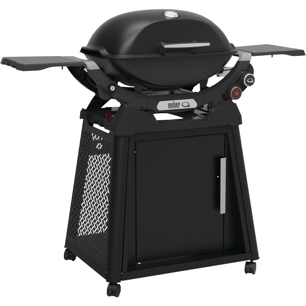 Weber Q2800N+ 320 Sq. In. LP Gas Portable Grill with Cart, Black | Do ...