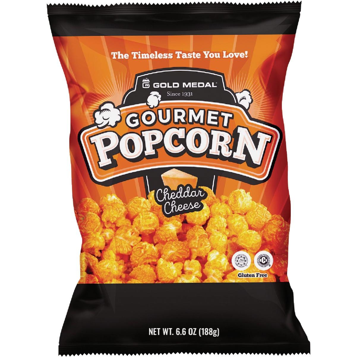 Gold Medal Gourmet 6.6 Oz. Cheddar Cheese Popcorn | Elitsac, Inc.