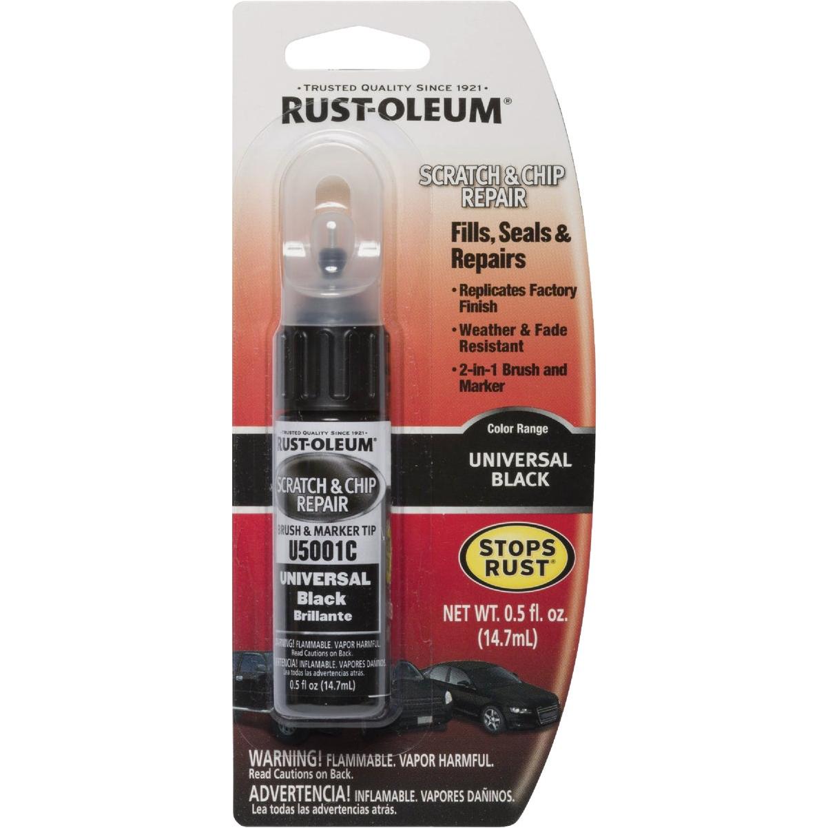 HARDWARE INTER Rust-Oleum Automotive 0.5 Oz. Universal Black Scratch ...
