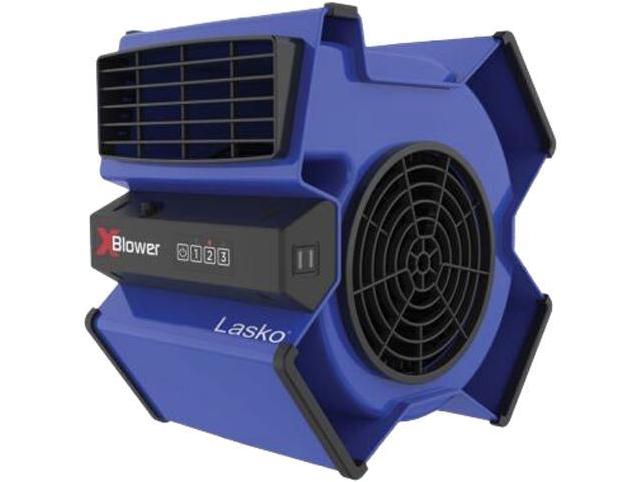 HARDWARE INTER Lasko X-Blower 3-Speed Blue Multi-Position Floor Fan ...